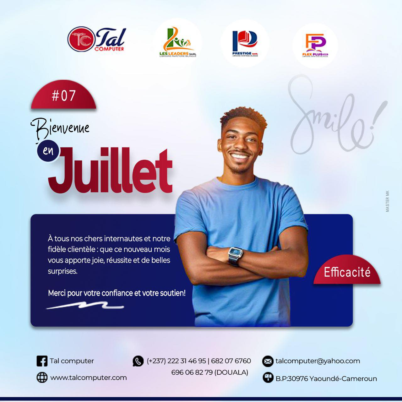 𝐁𝐢𝐞𝐧𝐯𝐞𝐧𝐮𝐞 𝐞𝐧 𝐉𝐮𝐢𝐥𝐥𝐞𝐭 - Tal Computer